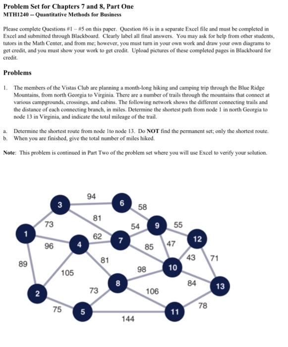 Question \#5 In Excel, verify your answer to Question | Chegg.com
