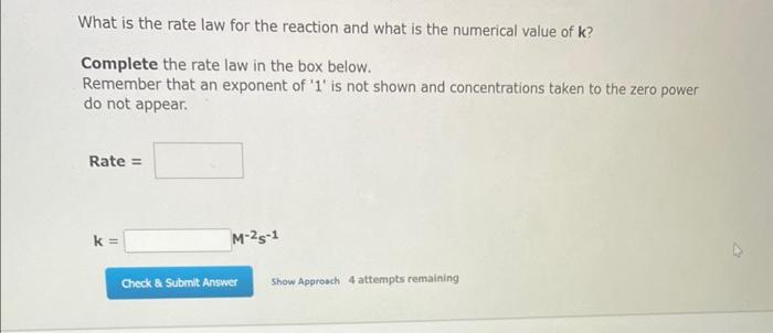 Solved Use The Method Of Initial Rates To Determine Rate