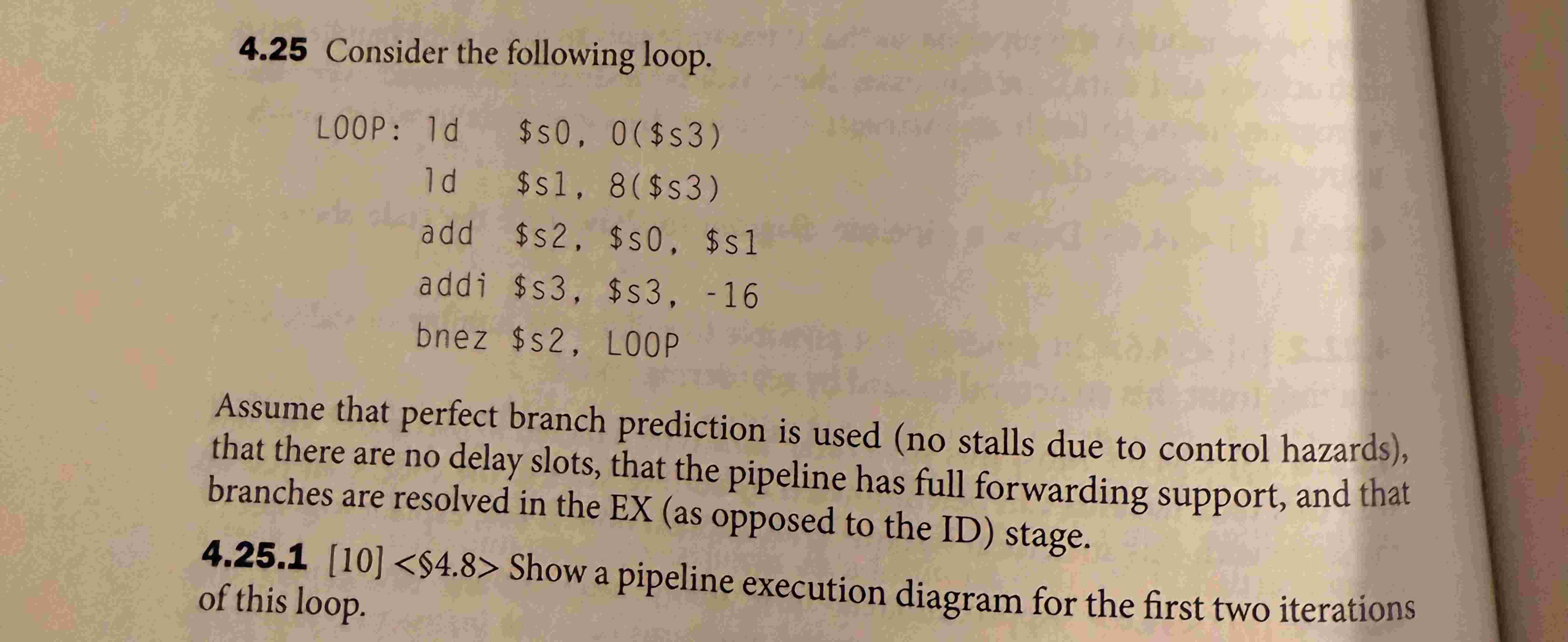 Solved 4.25 ﻿Consider the following loop. LOOP: 1d | Chegg.com