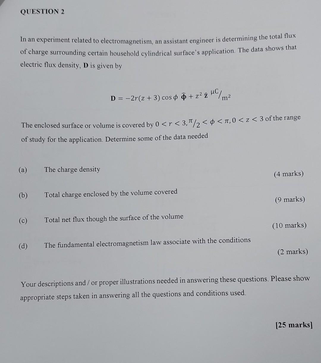 Solved In an experiment related to electromagnetism, an | Chegg.com