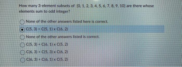 Solved How many 3-element subsets of | Chegg.com