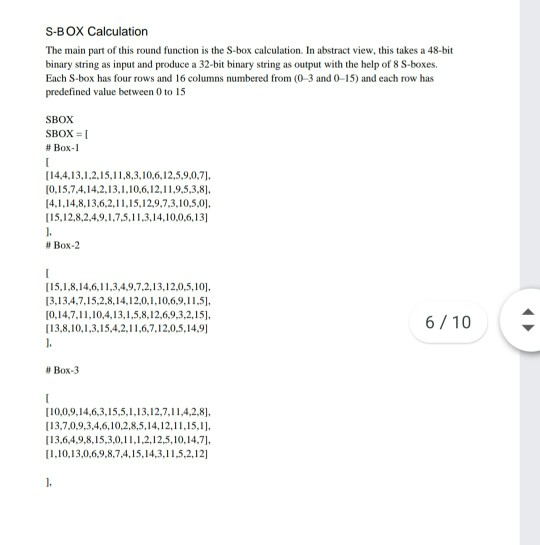 Running Example Following is the example of Ist round | Chegg.com