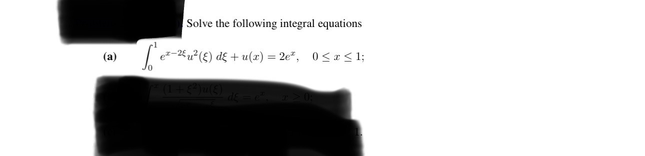 Solved Solve the following integral | Chegg.com