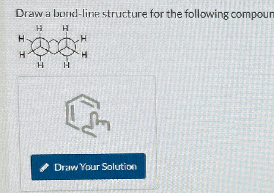 Solved Draw a bond-line structure for the following compour | Chegg.com