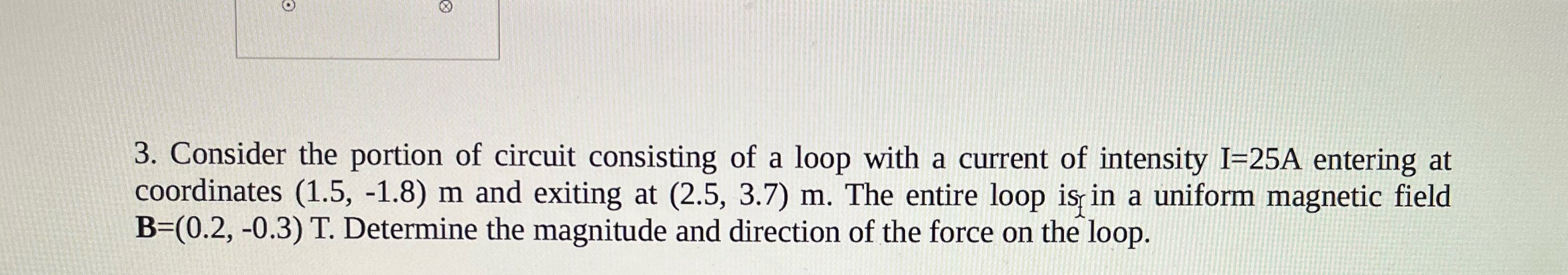 Solved Consider the portion of circuit consisting of a loop | Chegg.com