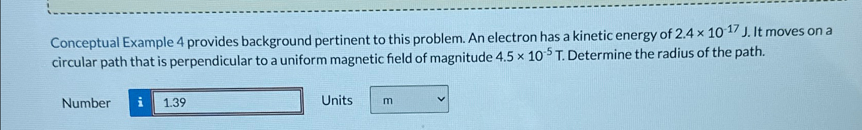 Solved Conceptual Example 4 ﻿provides background pertinent | Chegg.com