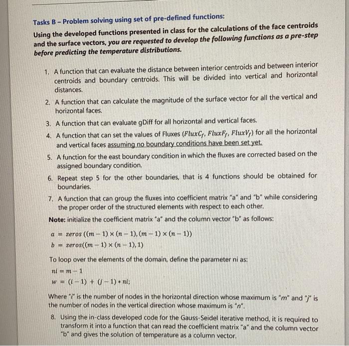 Solved ask B - Problem solving using set of pre-defined | Chegg.com