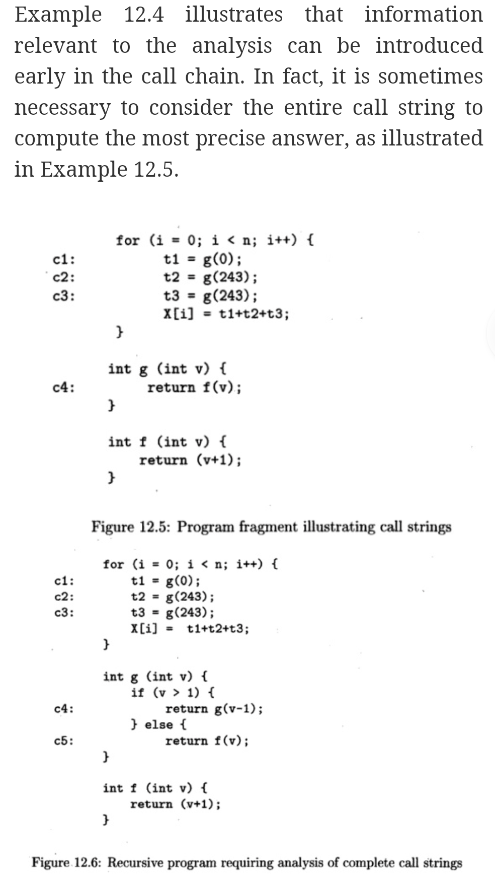Solved Example 1 2 . 1 : Figure 12.1 shows a C program that | Chegg.com