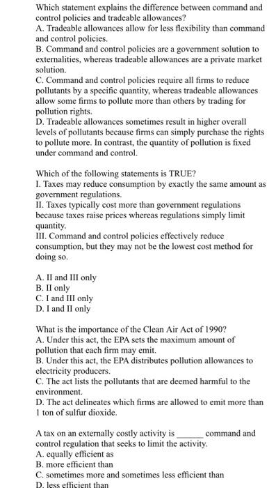 Solved Which statement explains the difference between | Chegg.com