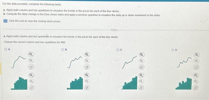 Solved For the data provided, cornglete the following lasks: | Chegg.com