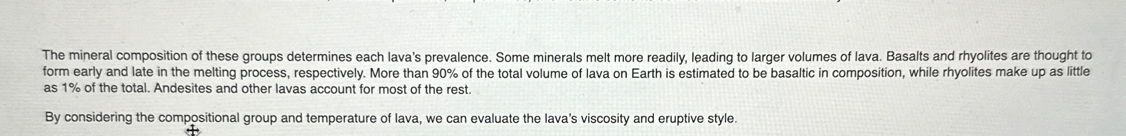 Solved The mineral composition of these groups determines | Chegg.com