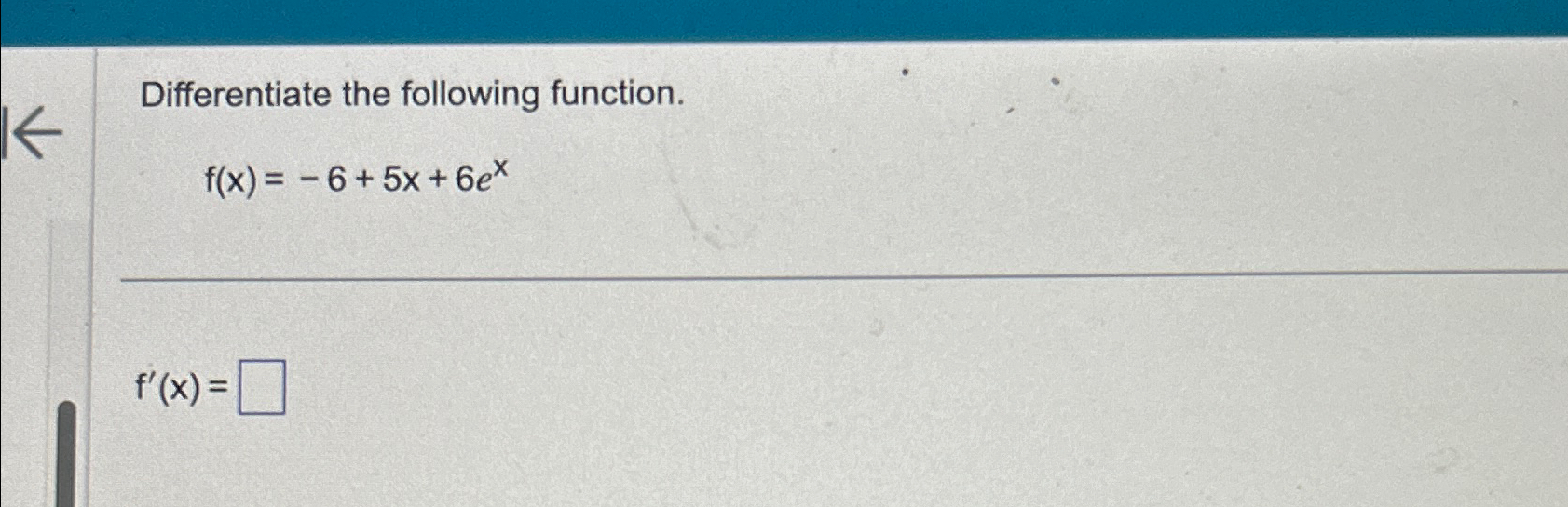 Solved Differentiate the following | Chegg.com