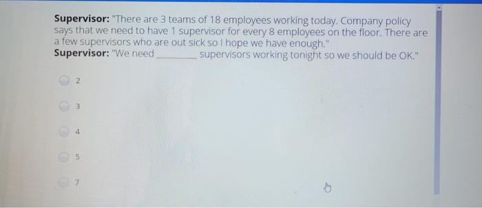 Solved Employee: "When I started here, there were 500 | Chegg.com