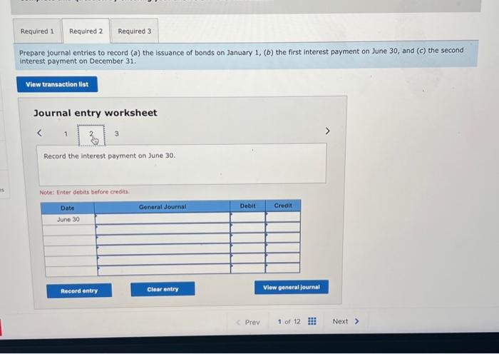 Solved repare journal entries to record (a) the issuance of | Chegg.com