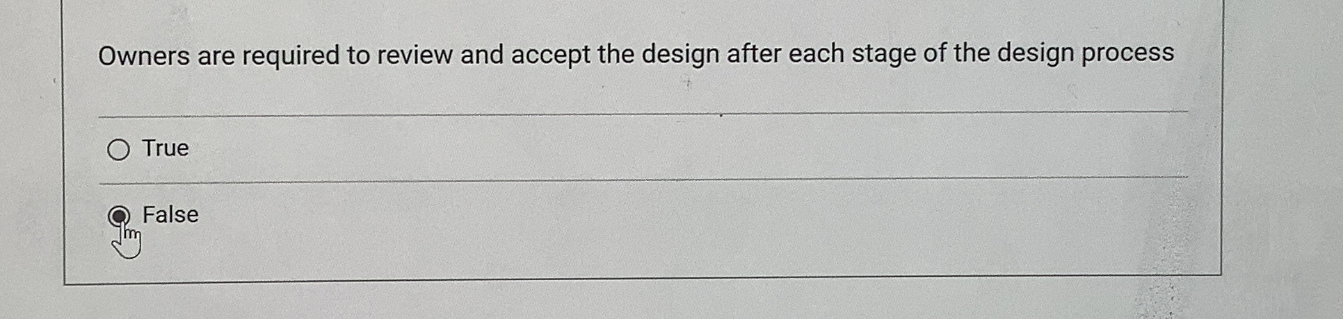 Solved Owners are required to review and accept the design | Chegg.com