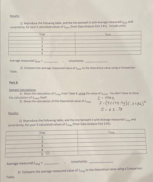1) Reproduce the following table, and the line | Chegg.com