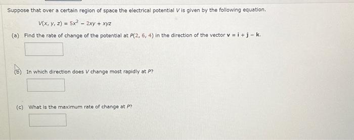 Solved Suppose that over a certain region of space the | Chegg.com