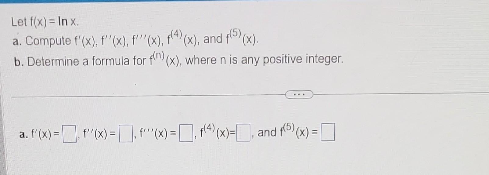 Solved For the function f(x)=7+xx2, find f′′(x). Then find | Chegg.com
