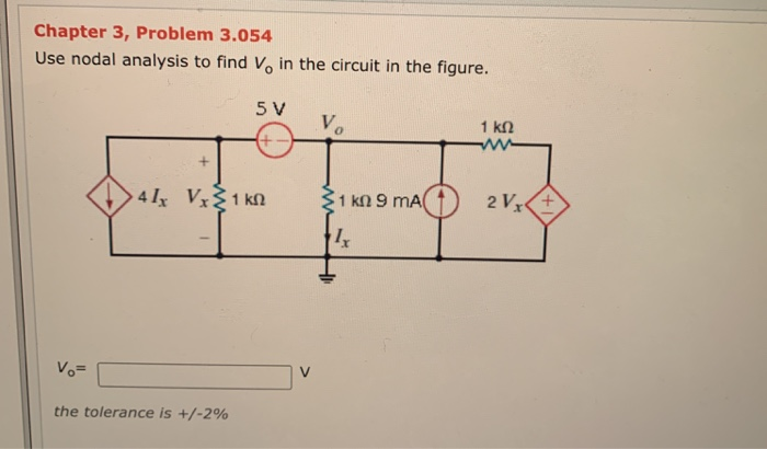Solved IS Irwin & Nelms, Basic Engineering Circuit Analysis, | Chegg.com