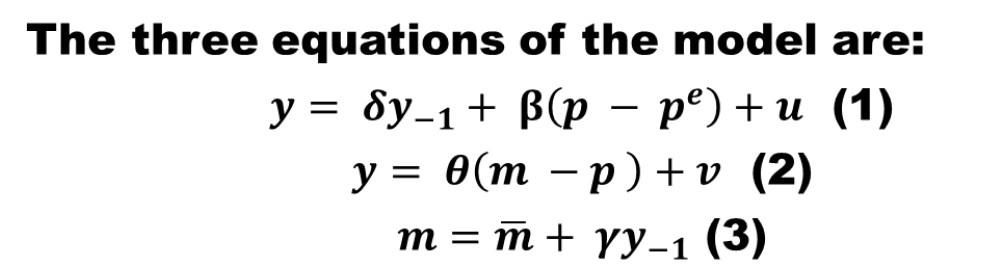 Solved Solve the 3 equations of the new classical macro | Chegg.com