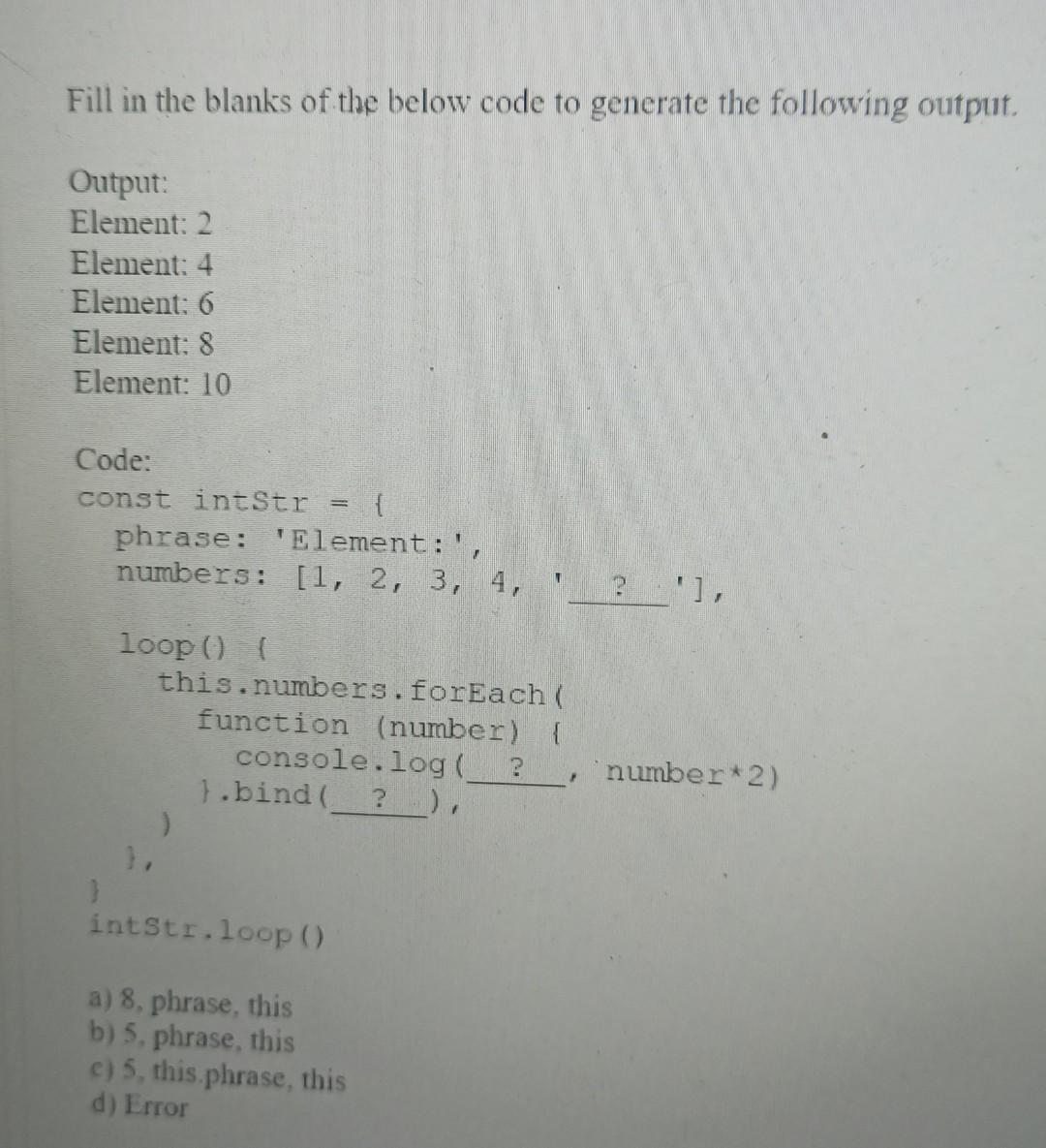 Solved Fill in the blanks of the below code to generate the | Chegg.com Solved Fill in the blanks of the below code to generate the | Chegg.com