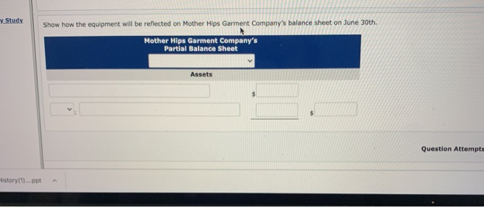 Solved Additional Exercise 228 Mother Hips Garment Company | Chegg.com