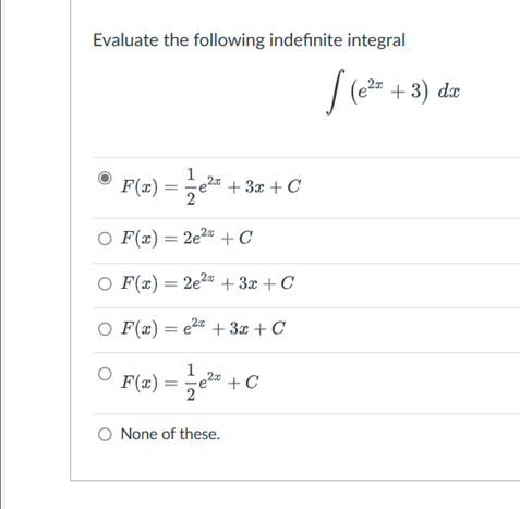 Solved Evaluate the following indefinite | Chegg.com