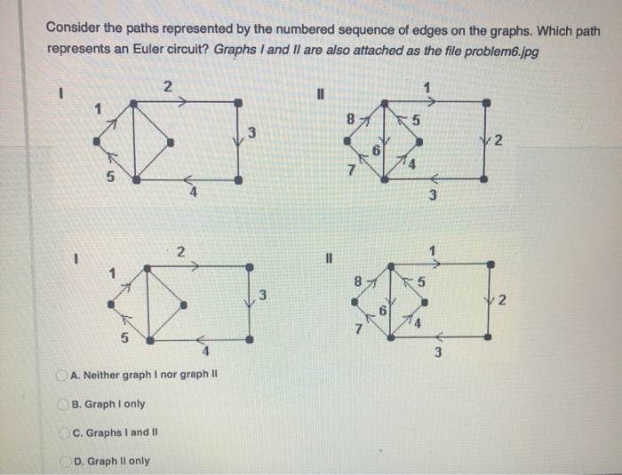 Solved Consider the paths represented by the numbered | Chegg.com