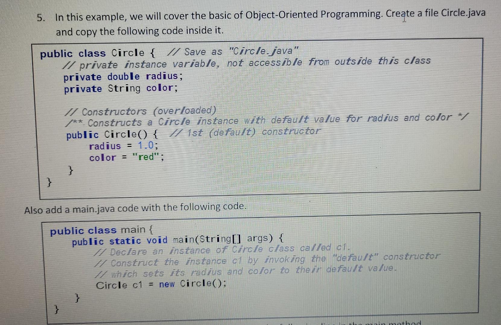 Solved 5. In this example, we will cover the basic of | Chegg.com