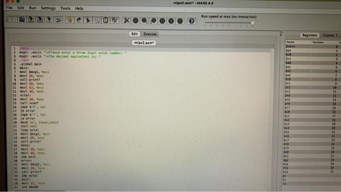 Solved This is the code :.data msg1: .asciz " Please enter a | Chegg.com