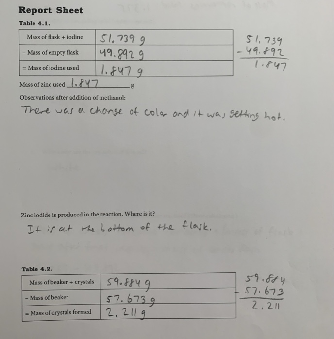 Solved I need help with #5 - How many grams of iodine, I2, | Chegg.com