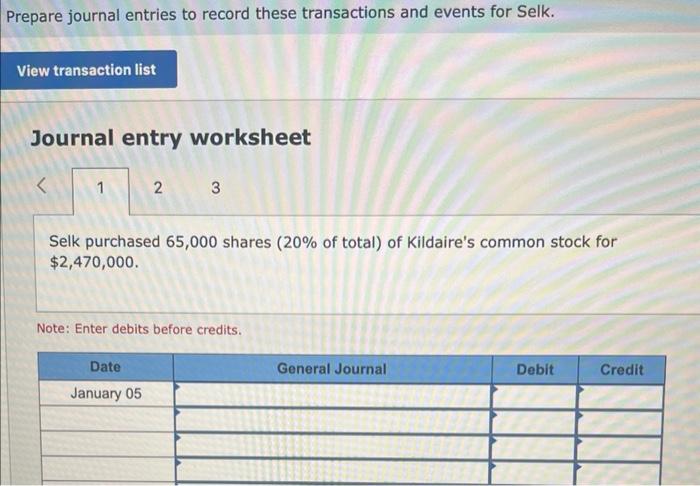 Solved Record journal entries. NOTE THE REQUIRED | Chegg.com
