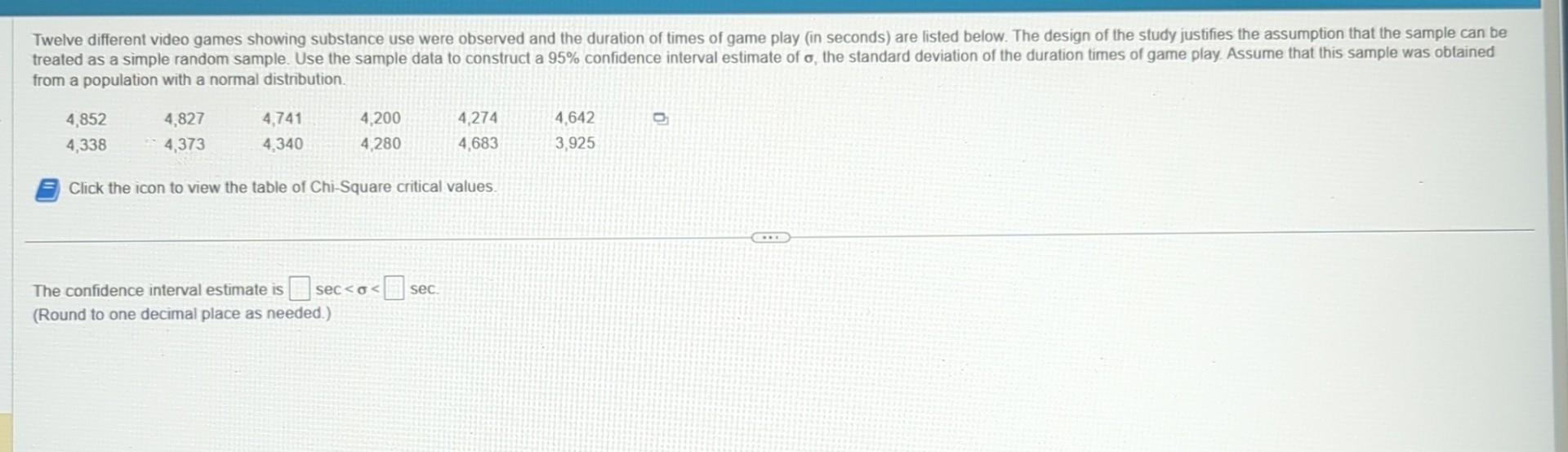 Solved from a population with a normal distribution. Click | Chegg.com