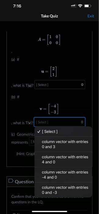 Solved A transformation T:R2→R2 is defined by T(x)=Ax, where | Chegg.com