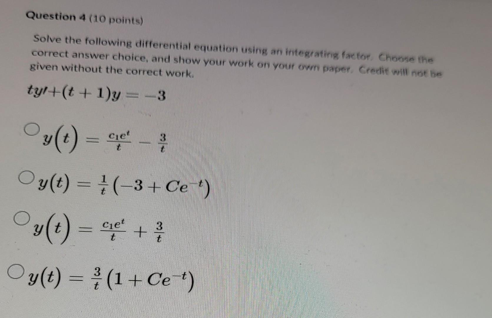 Solved Classify the differential equation by order and | Chegg.com