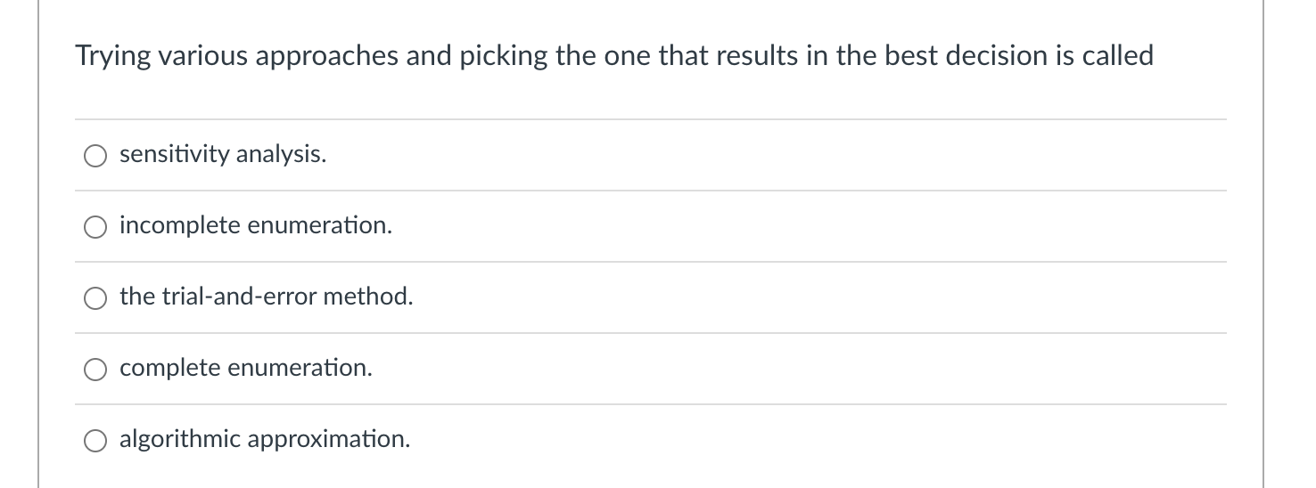 Solved Trying various approaches and picking the one that | Chegg.com