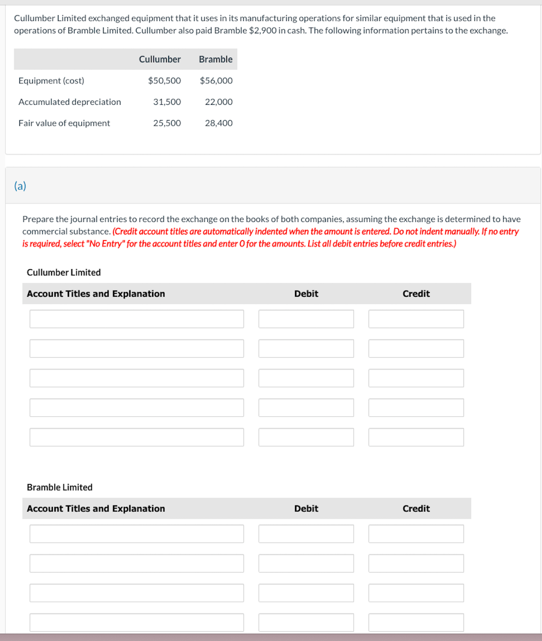 Solved (a)(a)Prepare the journal entries to record the | Chegg.com