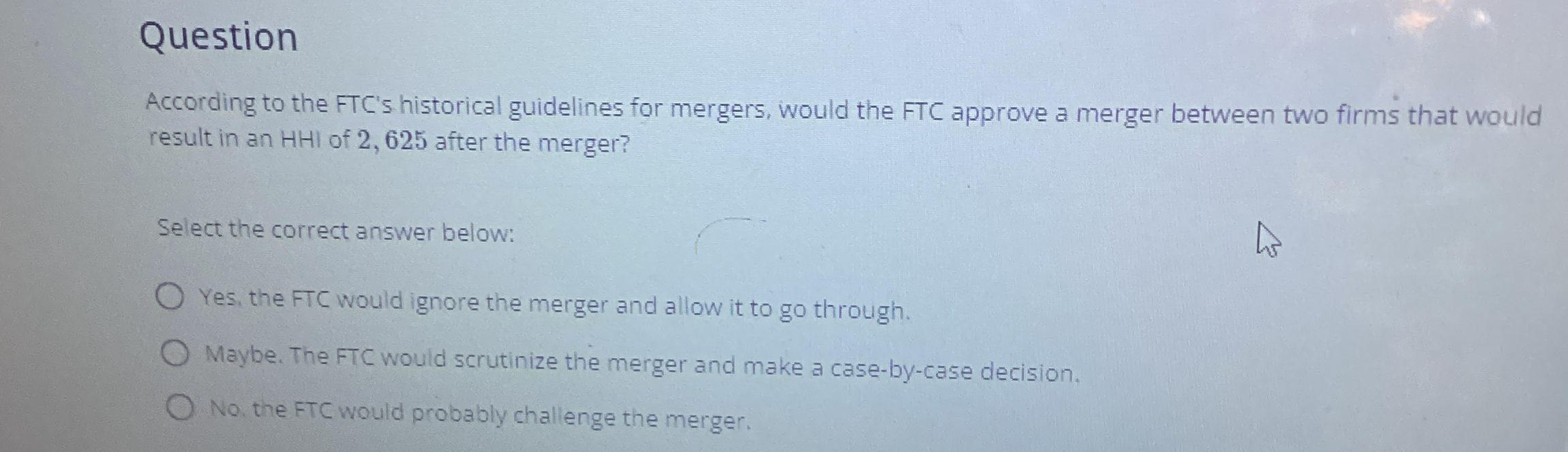 Solved QuestionAccording to the FTC's historical guidelines | Chegg.com