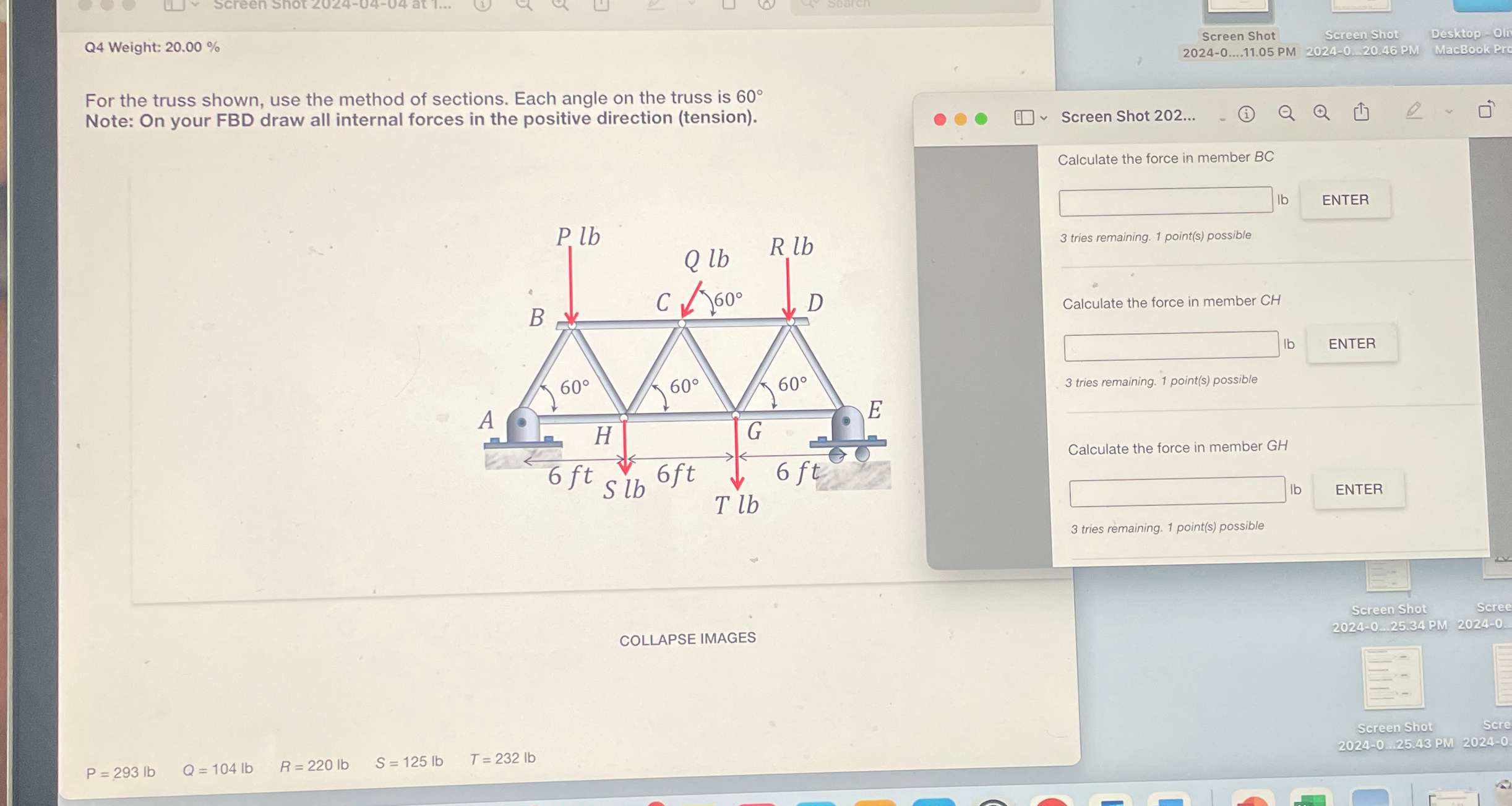 Solved Calculate the force in member BCCalculate the force | Chegg.com