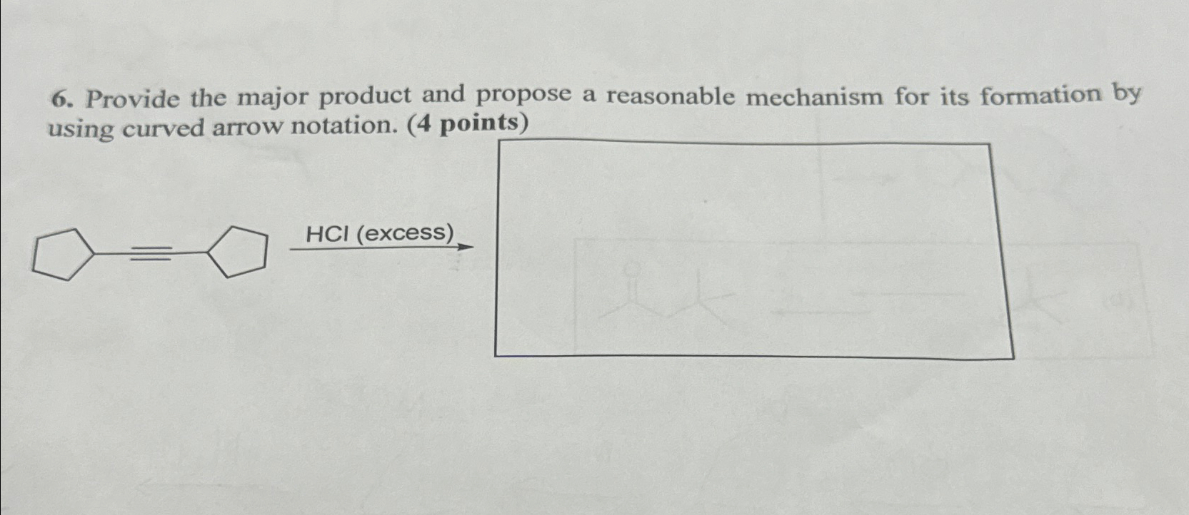 Solved Provide the major product and propose a reasonable | Chegg.com