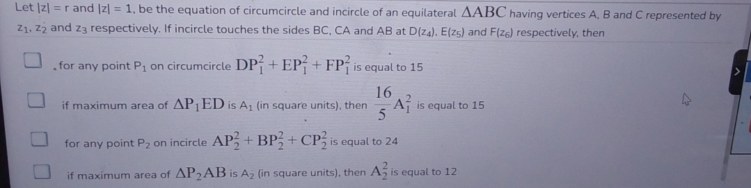 Solved Let |z|=r ﻿and |z|=1, ﻿be the equation of | Chegg.com