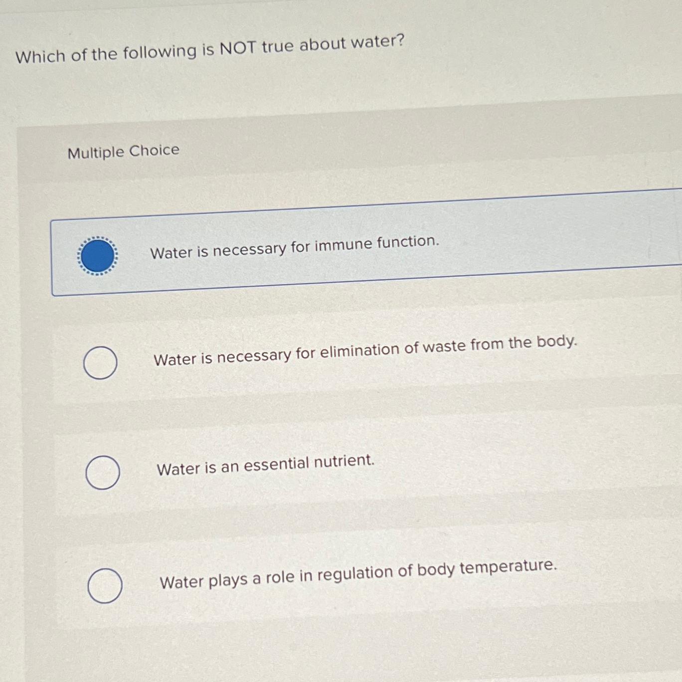 Solved Which of the following is NOT true about | Chegg.com
