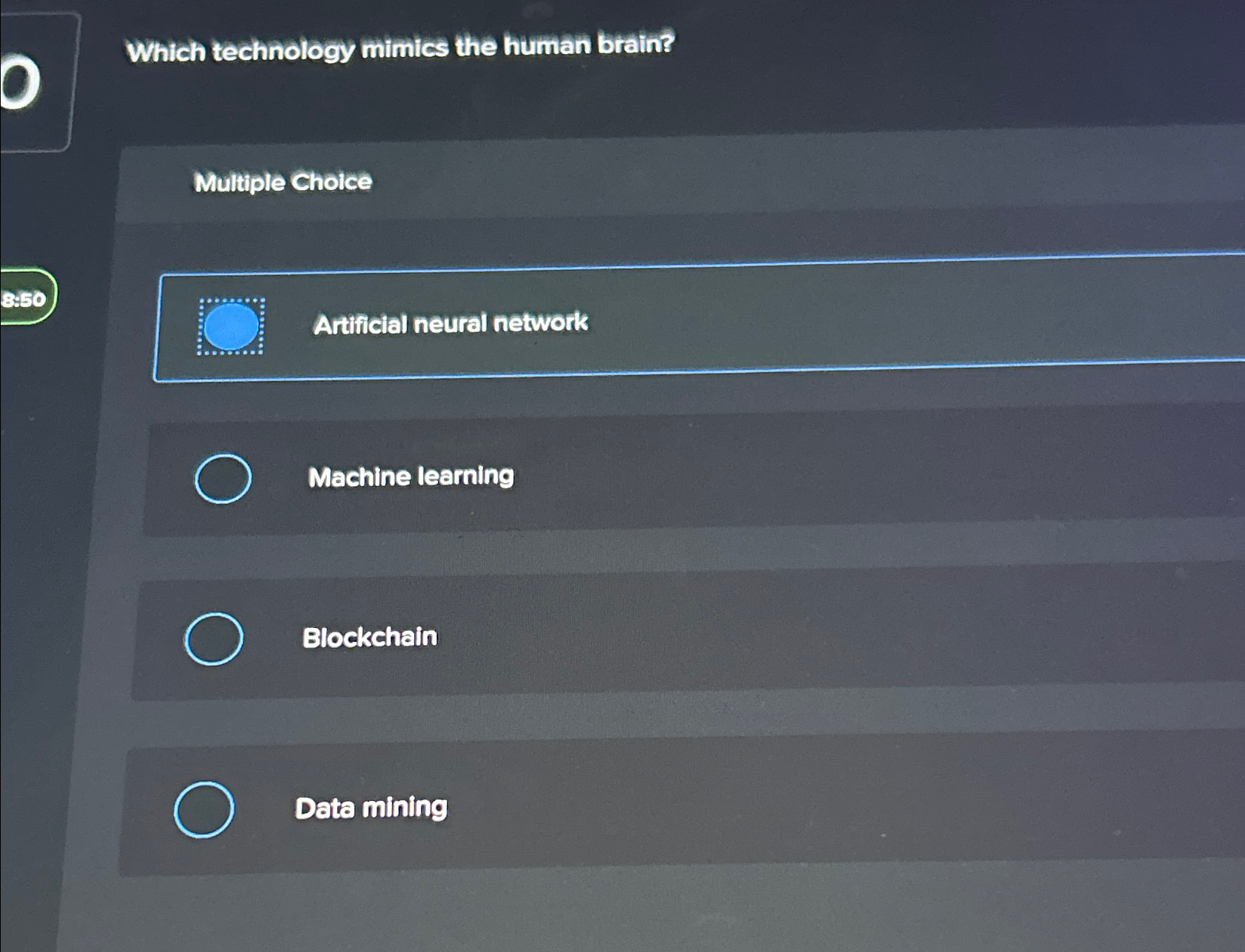 Solved Which technology mimics the human brain?Multiple | Chegg.com