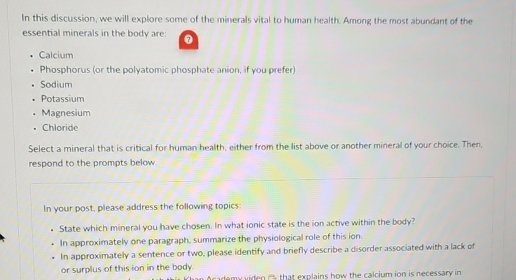 Solved In this discussion, we will explore some of the | Chegg.com