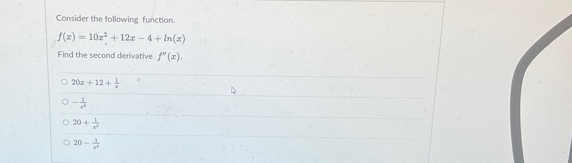 Solved Consider the following | Chegg.com