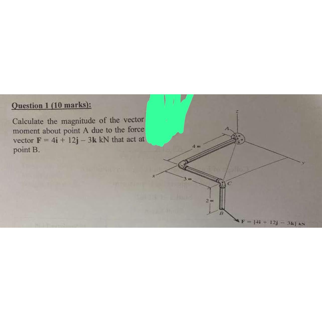 Solved Question 1 (10 marks):Calculate the magnitude of the | Chegg.com Solved Question 1 (10 marks):Calculate the magnitude of the | Chegg.com