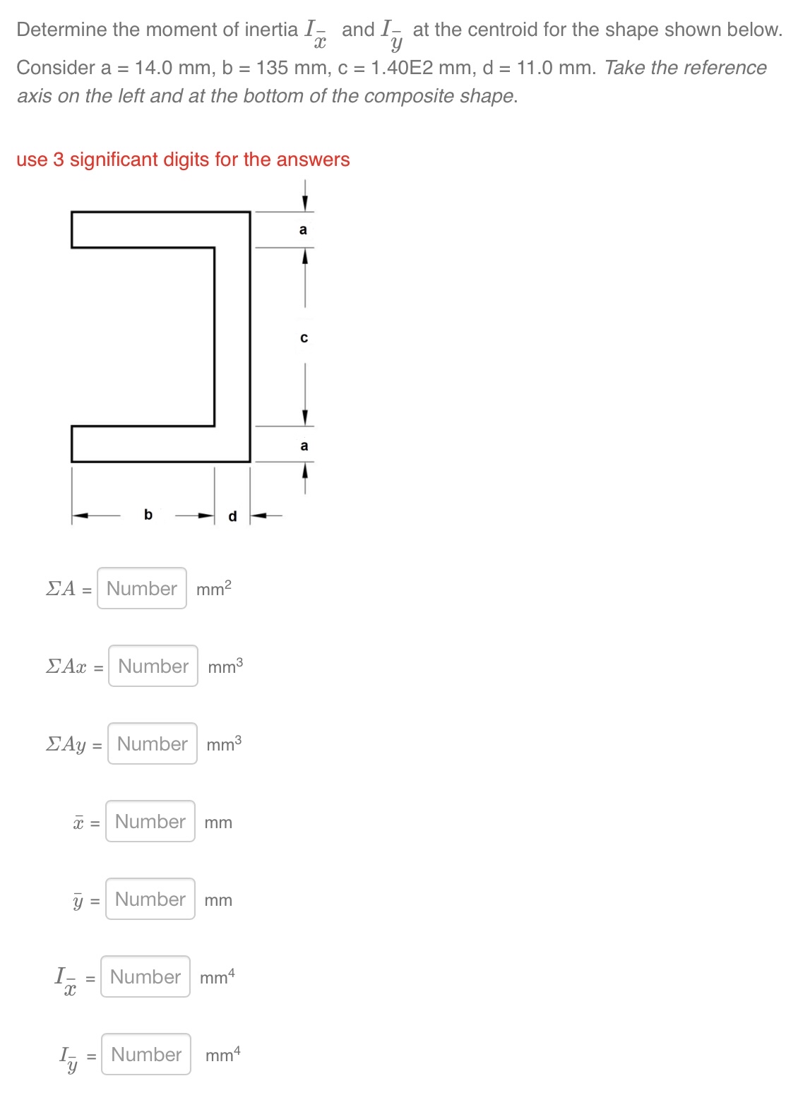 Solved Determine the moment of inertia Ix‾ ﻿and I?bar (y) | Chegg.com