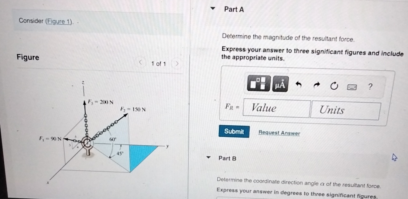 Part AConsider (Figure 1).Figure1 ﻿of 1Determine the | Chegg.com