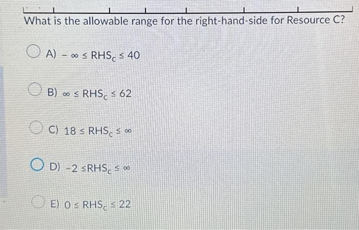 Solved Variable Cells Constraints What Is The Allowable