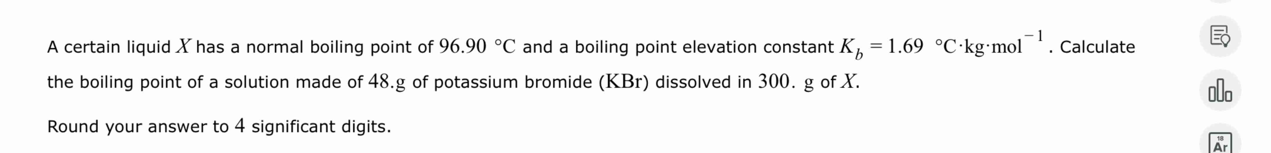Solved A certain liquid x ﻿has a normal boiling point | Chegg.com